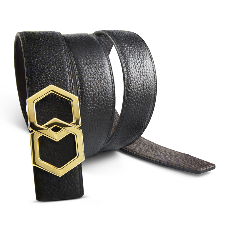 Men's Brown and Black Leather Belts | Elegant Looks for Men | Hextie ...